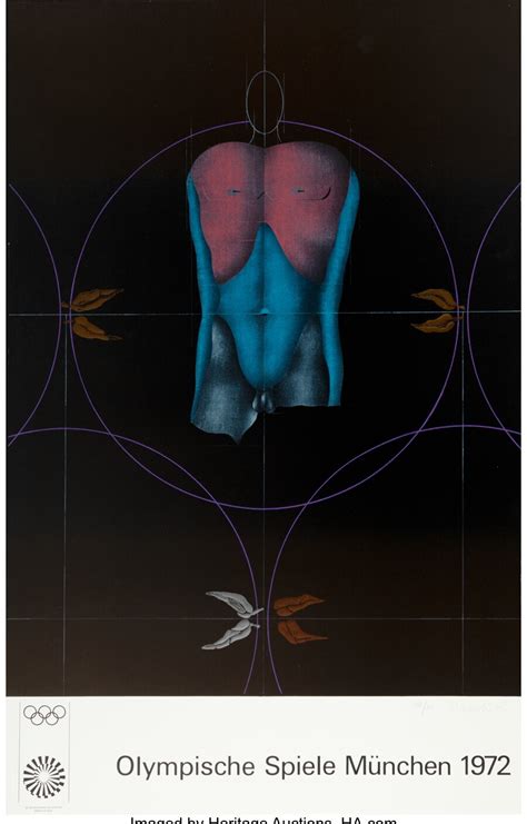 Paul Wunderlich Untitled From The Munich Olympics Portfolio 1972