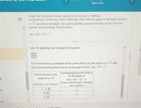 Solved Graph The Following Function Using The Techniques Of