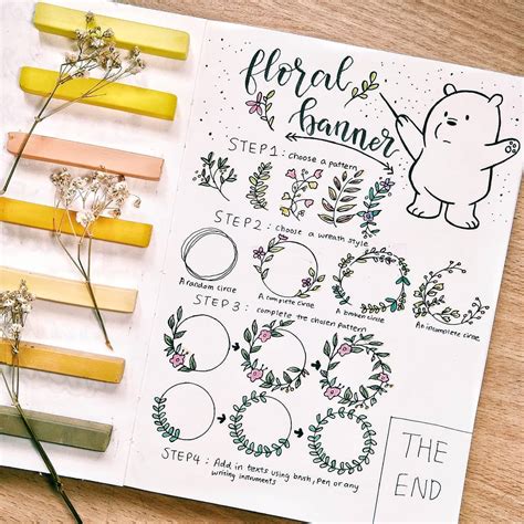16 Doodle Tutorials Step By Step For Your Bullet Journal Craftsonfire