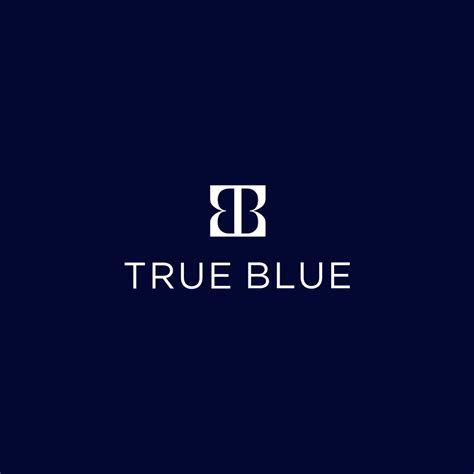 True Blue Logo Wallpaper