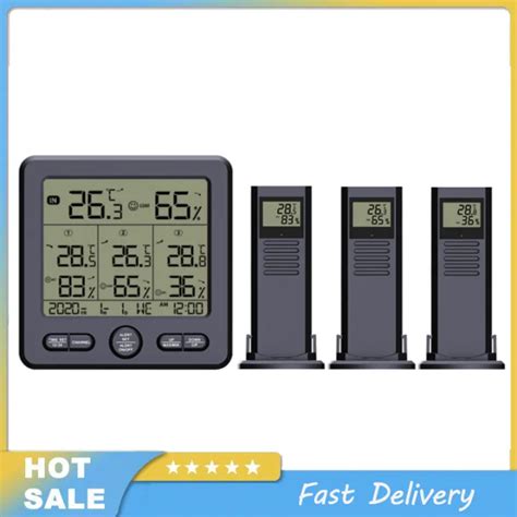 Digital Thermometer Hygrometer Meter Multi Function High Precision