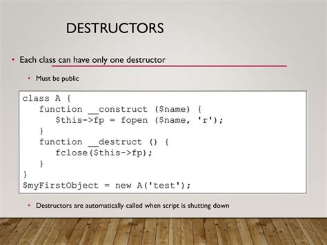 Ppt Php Object Oriented Programming Overview Powerpoint Presentation