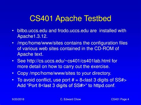 Apache Web Server A PAtCHy Server Developed By The Apache Group Formed Around A Number Of