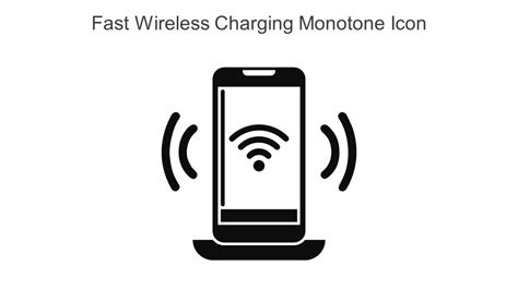 Fast Wireless Charging Monotone Icon In Powerpoint Pptx Png And Editable Eps Format Ppt Presentation