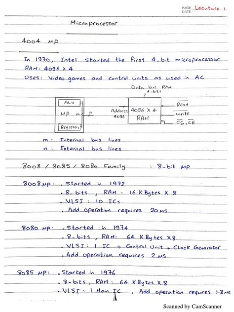 Microprocessor Lecture Notes Pdf Pdf