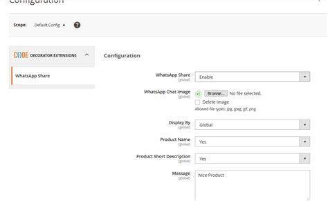 Magento 2 Whatsapp Share By Code Decorator