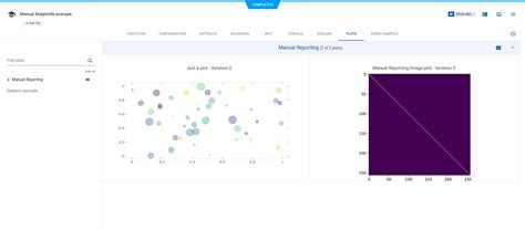 手动 Matplotlib 报告 Clearml 平台