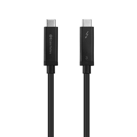 Cable Matters Gbps Thunderbolt Cable In Black Ft M Thunderbolt Technology Community