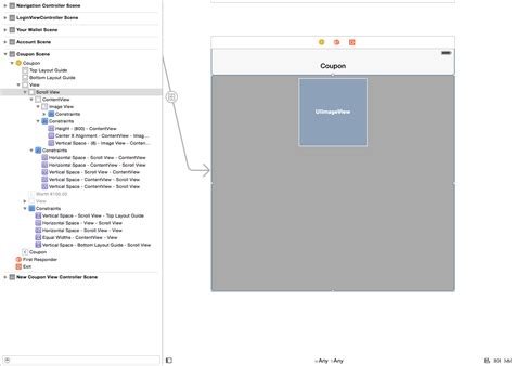 ios gap between main view and scroll view using auto layout in navigation controller stack