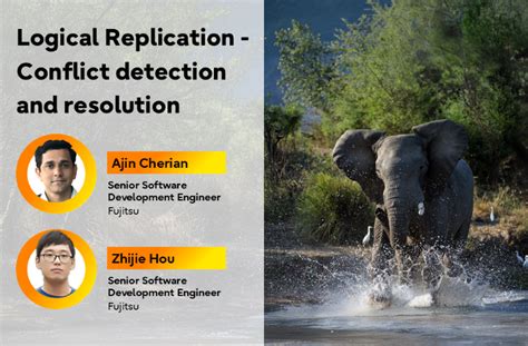 detection and resolution of conflicts in postgresql logical replication