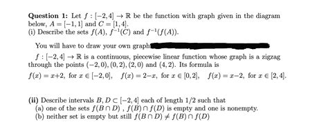Solved Question Let F R Be The Function With Graph Chegg