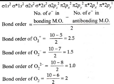 How To Calculate Bond Order