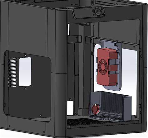 P1s Diy Chamber Heater Bracket And Heat Shield By Gdramos Makerworld