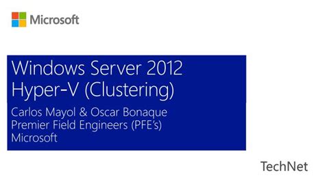 Ppt Windows Server 2012 Hyper V Clustering Powerpoint Presentation