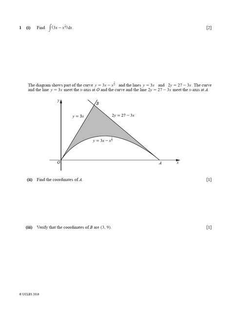 14 Cie Igcse Additional Mathematics Paper 2 Topical Past Paper