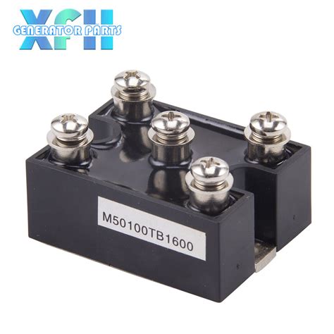 3ph M50100tb1600 Power 100a Amp 1600v Volt Bridge Rectifier Diode Thre Xfh Generator Parts