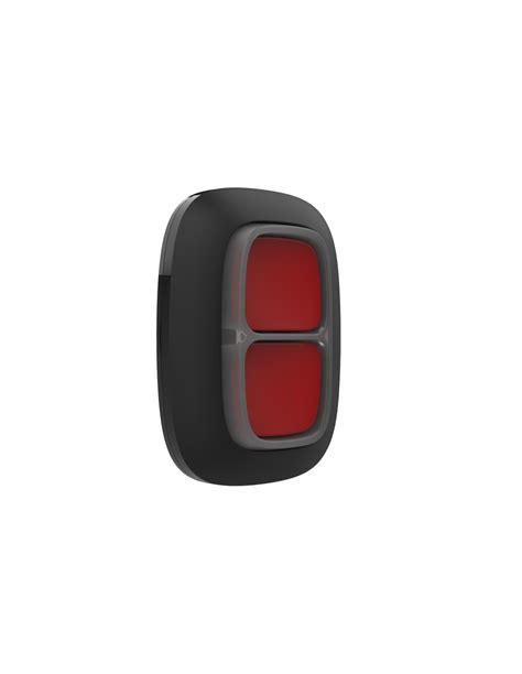 Ajax Doublebutton Jeweller Double Black Wireless Smart Button For
