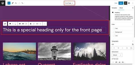 Missing Query Loop And ‘latest Posts On Front Page