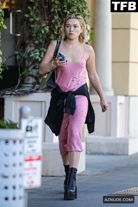 Florence Pugh Sexy Seen Braless In West Hollywood Aznude
