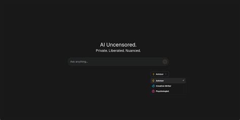 Ai Uncensored — Чат бот без цензуры