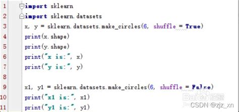 Sklearn Datasets Make Circles（）函数和make Moons 函数 利用提供的sklearn中的datasets Circle、moon、bl Csdn博客