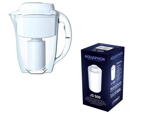 Dzbanek filtrujący Aquaphor J.SHMIDT 500 2,8 l + 2 wkłady, biały ...