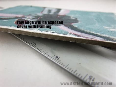 ART For The SOUL Of It Cutting A Canvas Panel