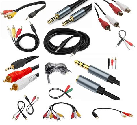 Stereo Male Female RCA Mm Aux Male Jack To RCA Female Audio Video AV Extension Cable