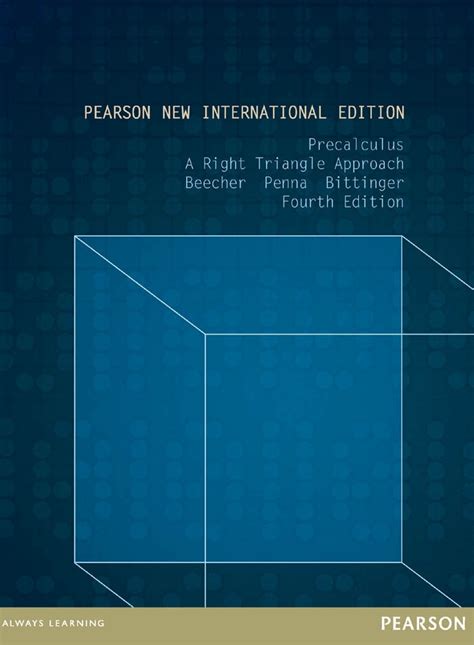Precalculus Pearson New International Edition Pearson France