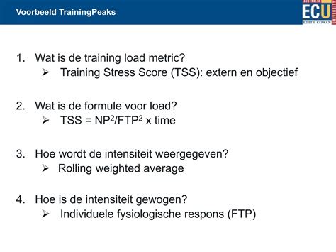 Ws083 Training Load Monitoring The Past The Present And The Future Pptpptx