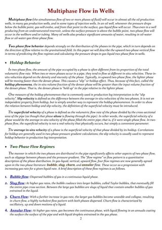 Theories Of Multiphase Flow In Wells PDF