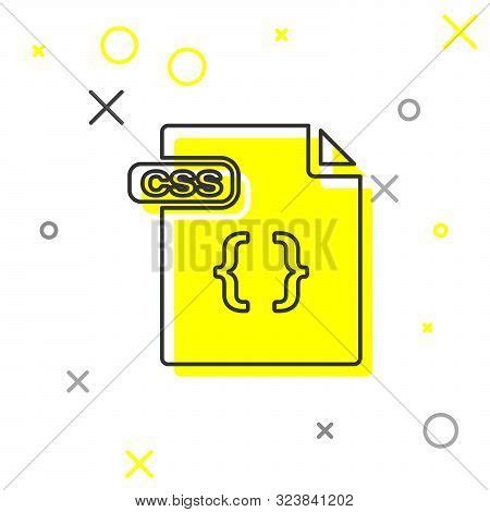Grey Line Css File Vector Photo Free Trial Bigstock