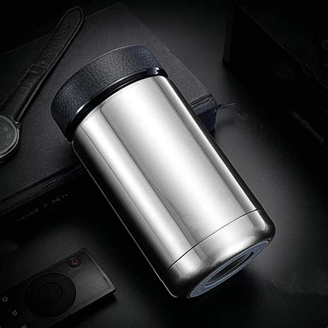 진공 스테인레스 스틸 보온병 머그잔 커피 차 컵 휴대용 자동차 물컵 400ml진공 병and 보온병 Aliexpress