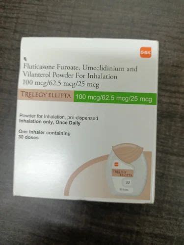 Trelegy Ellipta Inhaler At ₹ 3500 Generic Asthma Inhaler In Vadodara Id 2852854331573