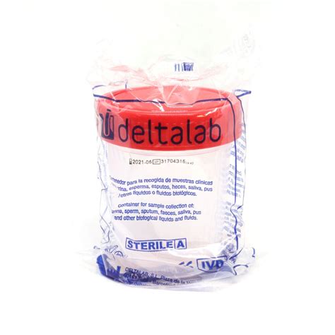 Frasco De Muestra Orina Estéril 100 Ml Medcare