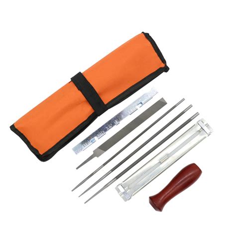 Chainsaw File Kit For Electric Chain Saw 8 Pcs Hand Tool Set With Round