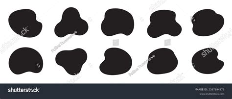 Organic Blob Shape Abstract Amoeba Irregular Stock Vector Royalty Free 2387894979 Shutterstock