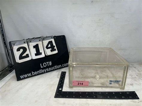 Nalgene Plexiglass Bin Bentley And Associates Llc