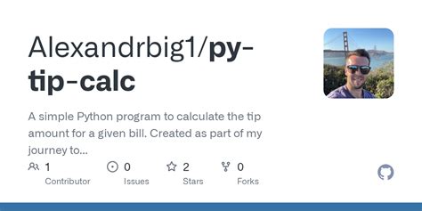 Github Alexandrbig1py Tip Calc A Simple Python Program To Calculate
