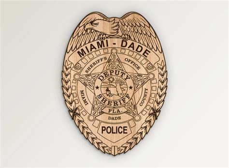 Miami Dade Florida Sheriffs Office Police Badge Svg Vector Files