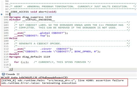Rtosomap L138 How To Solve A Program Error Processors Forum