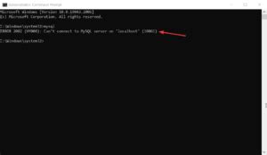 Solved ERROR 2002 HY000 Can T Connect To MySQL Server On Localhost 10061