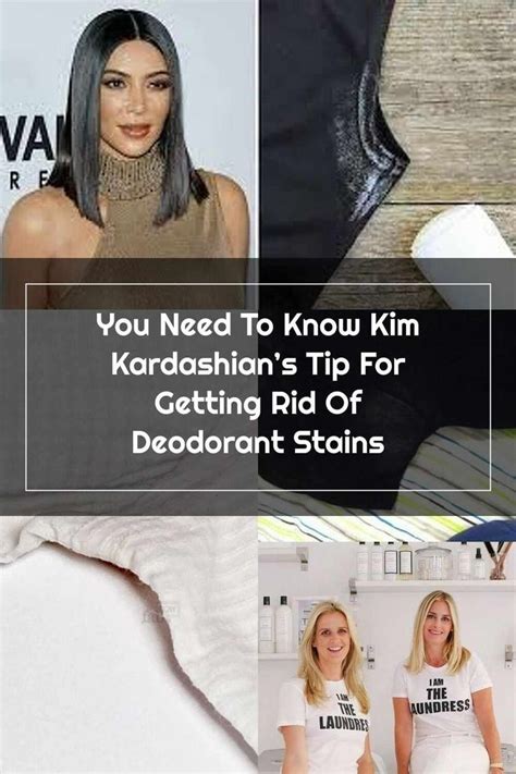 Remove Deodorant Stains You Need To Know Kim Kardashians Tip For Getting Rid Of Deodorant