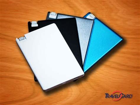 TravelCard A Credit Card Sized Backup Battery Gadgetsin