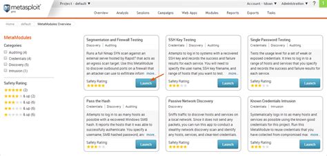 Segmentation And Firewall Testing Metamodule Metasploit Documentation