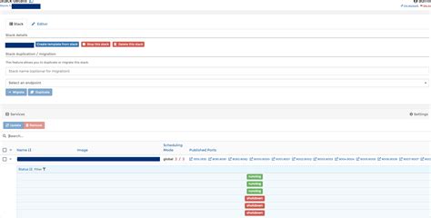 Stack Details Page Doesnt Look Nicely When Containers Have A Long List Of Published Ports