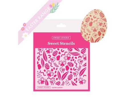 Sweet Sticks Stencil Easter Garden Cake And Kitchen