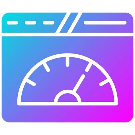 Premium Vector Page Speed Vector Illustration Style