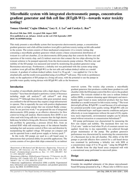 Pdf Microfluidic System With Integrated Electroosmotic Pumps