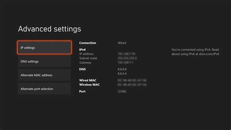 how to find your xbox series x or s ip address